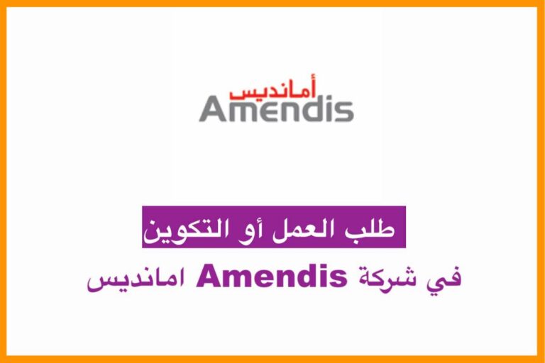 طلب العمل أو التكوين في شركة Amendis امانديس 2024